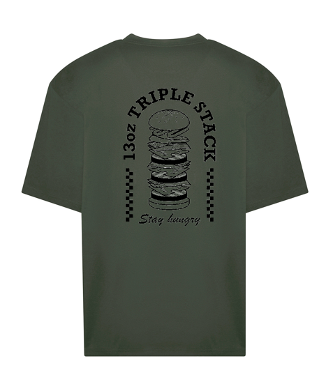 Industry 13 Burger Stack Oversized T Shirt *NEW* - 17sport
